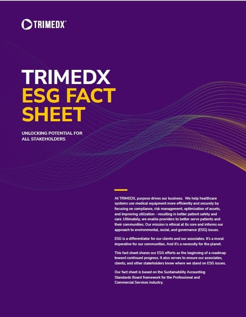TRIMEDX Sustainability